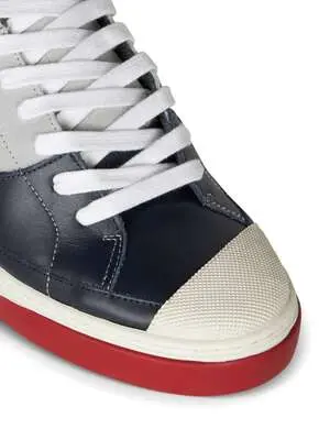 Etro Leather Low-top Sneakers - Grey