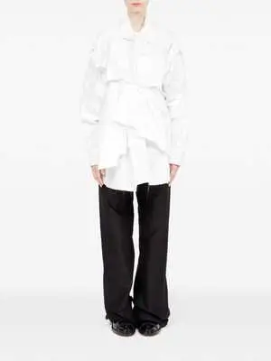 MAISON MARGIELA Gathered Poplin Shirt