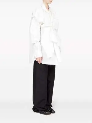 MAISON MARGIELA Gathered Poplin Shirt