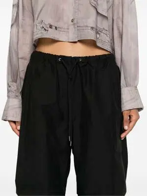 Acne Studios Embroidered Logo Wide-leg Trousers