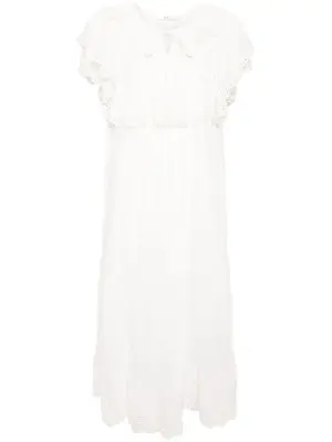 B+AB Broderie-anglaise Cotton Midi Dress