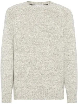 Brunello Cucinelli Long-sleeve Cashmere Jumper - Green