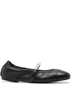 STUART WEITZMAN Goldie Ballerina Shoes - Black