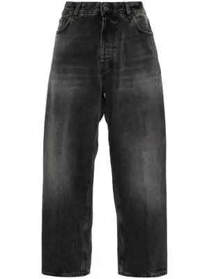 HAIKURE Betty Wide-leg Jeans - Black