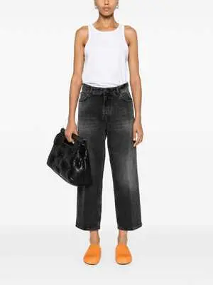 HAIKURE Betty Wide-leg Jeans - Black