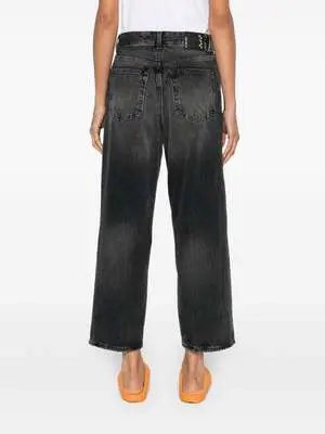 HAIKURE Betty Wide-leg Jeans - Black