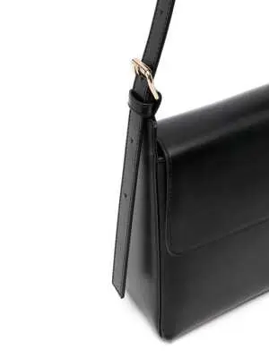 A.p.c. Virginie Leather Shoulder Bag - Black