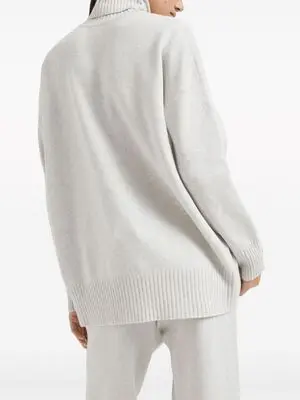 Brunello Cucinelli Embroidered Roll-neck Jumper