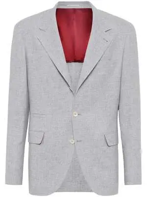 Brunello Cucinelli Single-breasted Blazer White