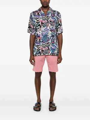 PT TORINO Mid-rise Straight Leg Shorts