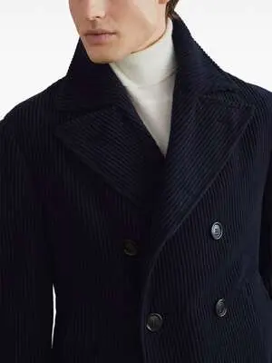 Brunello Cucinelli Corduroy Peacoat