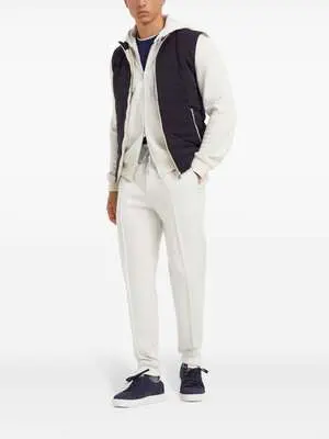 Brunello Cucinelli Drawstring-waistband Track Pants - White
