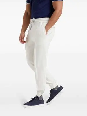 Brunello Cucinelli Drawstring-waistband Track Pants - White