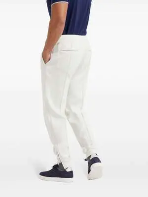 Brunello Cucinelli Drawstring-waistband Track Pants - White