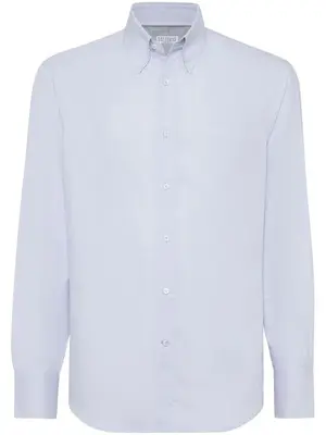 Brunello Cucinelli Button Down Cotton Shirt