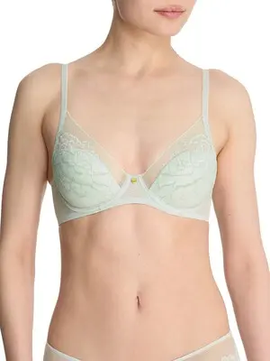 Natori Flora Lace Plunge Bra Mild Mint