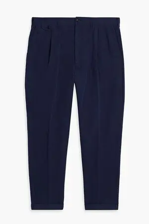 ALEX MILL Cotton And Linen-blend Pants - Navy