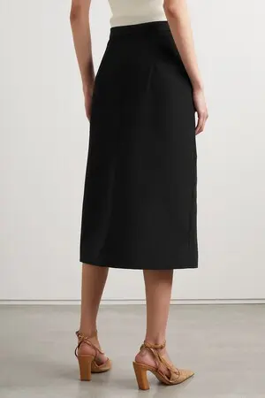 Khaite Fraser Jersey Midi Skirt
