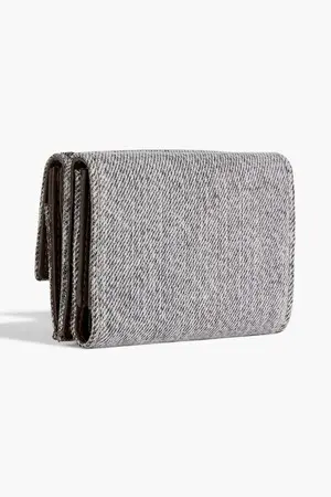 Brunello Cucinelli Beadembellished Tweed Wallet