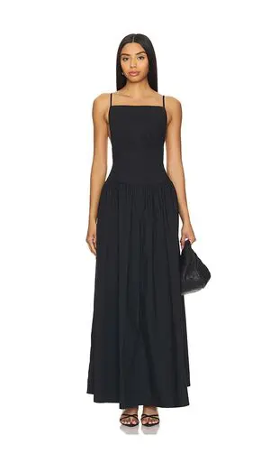 valerie embroidered maxi dress  VALERIE Midi dress made of chocolate chiffon with floral print  Fall-Winter' 25/26 roseslace.com