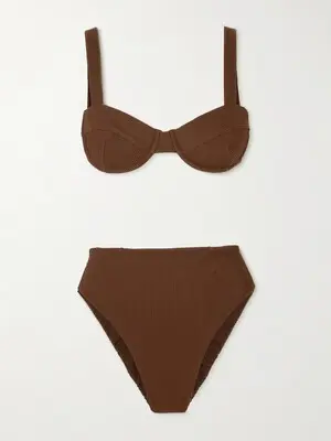 HAIGHT. Gaia Ribbed Underwired Bikini