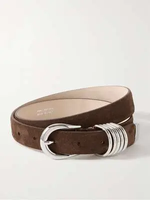 DEHANCHE Hollyhock Suede Belt - Brown