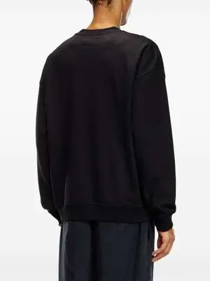 DIESEL® Logo Cut-out Sweatshirt - Black
