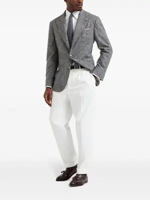 Brunello Cucinelli Single-breasted Checked Blazer