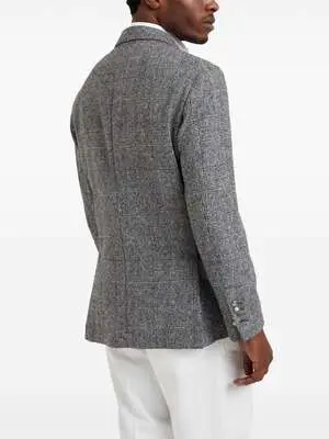 Brunello Cucinelli Single-breasted Checked Blazer