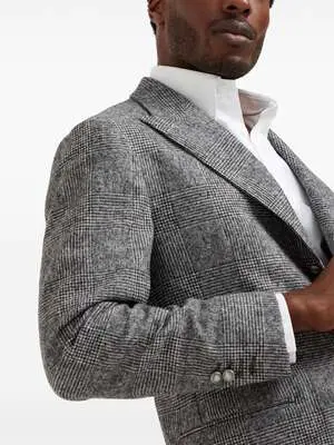 Brunello Cucinelli Single-breasted Checked Blazer