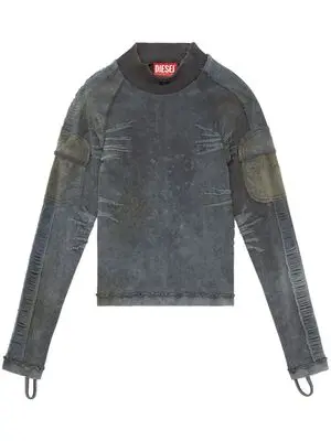 DIESEL® Awtee-ashley-wt04 Panelled T-shirt