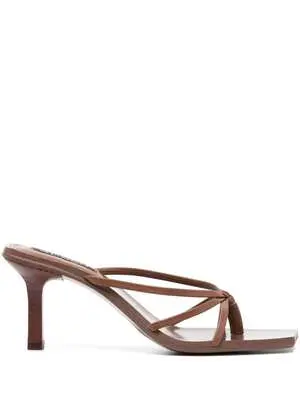 Senso Maria 70mm Leather Sandals - Brown