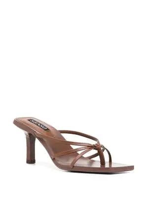 Senso Maria 70mm Leather Sandals - Brown