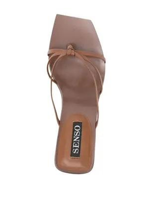Senso Maria 70mm Leather Sandals - Brown