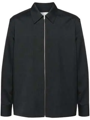 JIL SANDER Zip-up Ripstop Overshirt