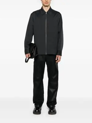 JIL SANDER Zip-up Ripstop Overshirt