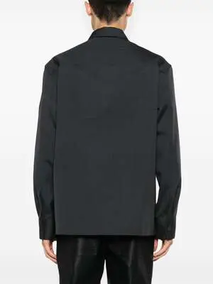 JIL SANDER Zip-up Ripstop Overshirt