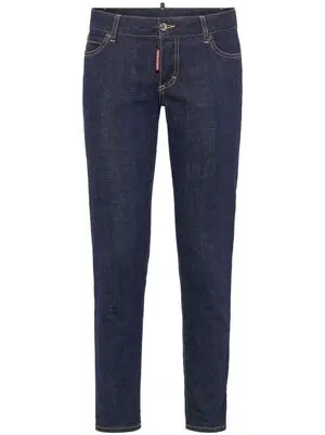 Dsquared2 Low-rise Skinny Jeans - Blue