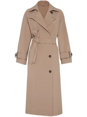 Brunello Cucinelli Belted Trench Coat