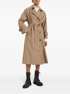 Brunello Cucinelli Belted Trench Coat