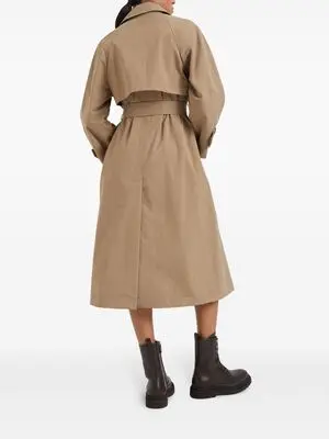 Brunello Cucinelli Belted Trench Coat