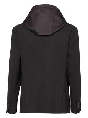 Dsquared2 Single-breasted Hooded Blazer