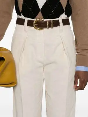 Brunello Cucinelli Pressed-crease Corduroy Trousers