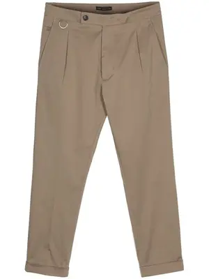 LOW BRAND Riviera Slim-fit Trousers - Neutrals