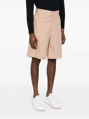 MODES Poplin Bermuda Shorts - Neutrals