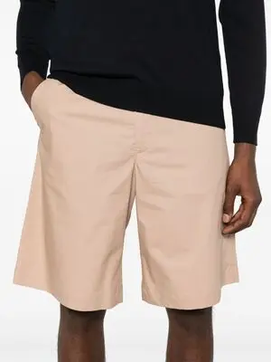 MODES Poplin Bermuda Shorts - Neutrals