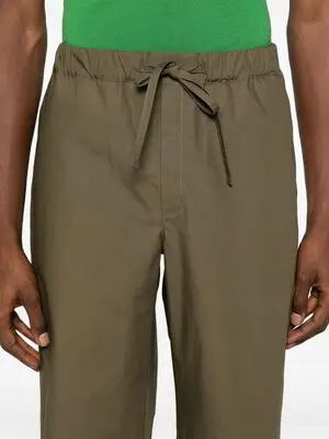 MODES Poplin Straight-leg Trousers - Green
