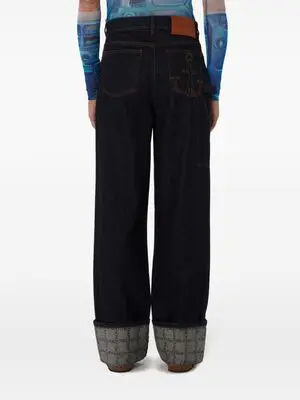 JW Anderson Straight Leg Mid-rise Jeans