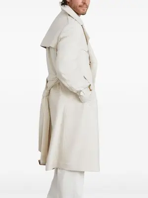 Brunello Cucinelli Long Double-breasted Coat - Neutrals