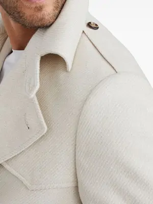 Brunello Cucinelli Long Double-breasted Coat - Neutrals